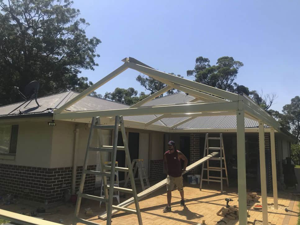 Stratco Outback Cooldek Clearspan Gable - LM Contracting