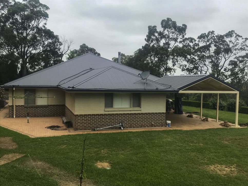 Stratco Outback Cooldek Clearspan Gable - LM Contracting