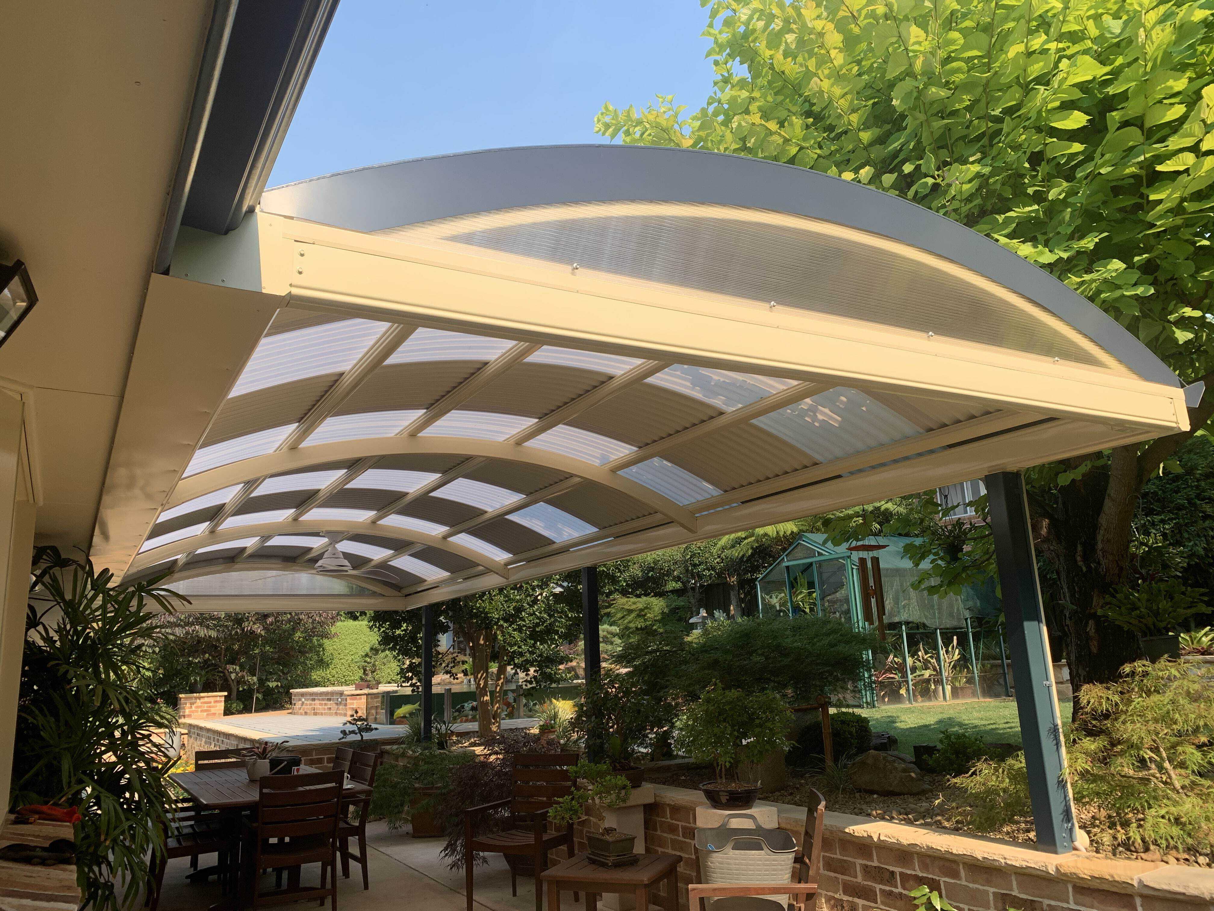 Outback Multispan Curved Patio - West Pennant Hills - LM Contracting